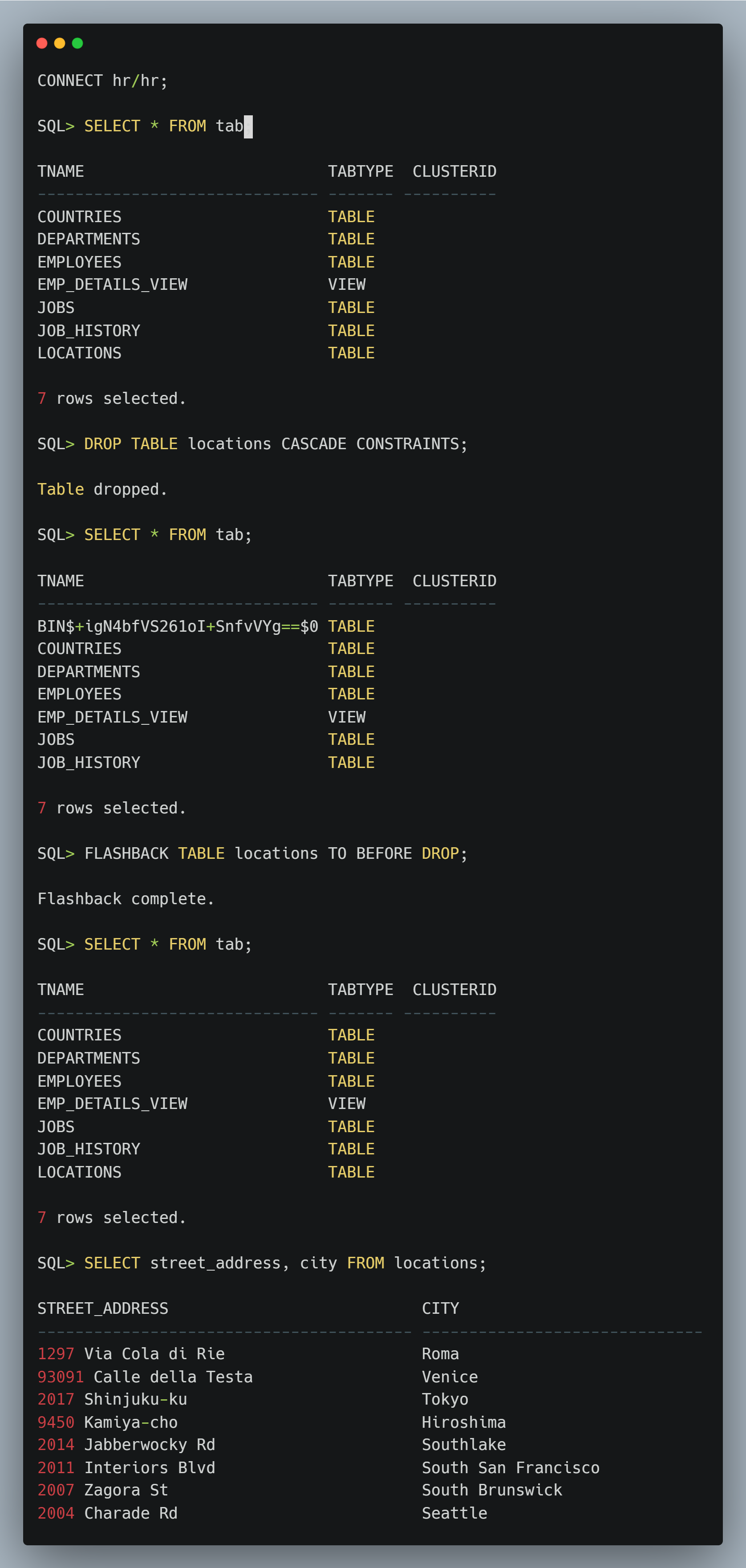 Database Recovery – My Reference